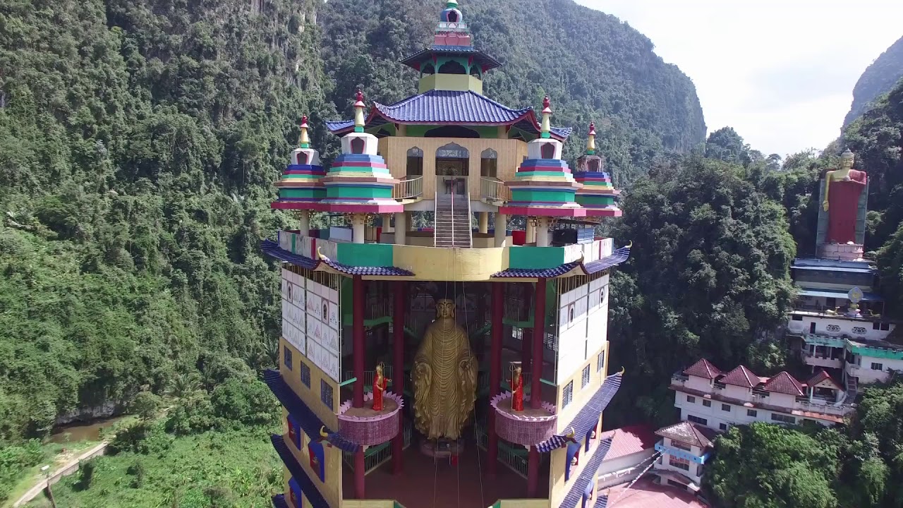 Ipoh Tibetan Temple Tambun - Aerial Videography - YouTube