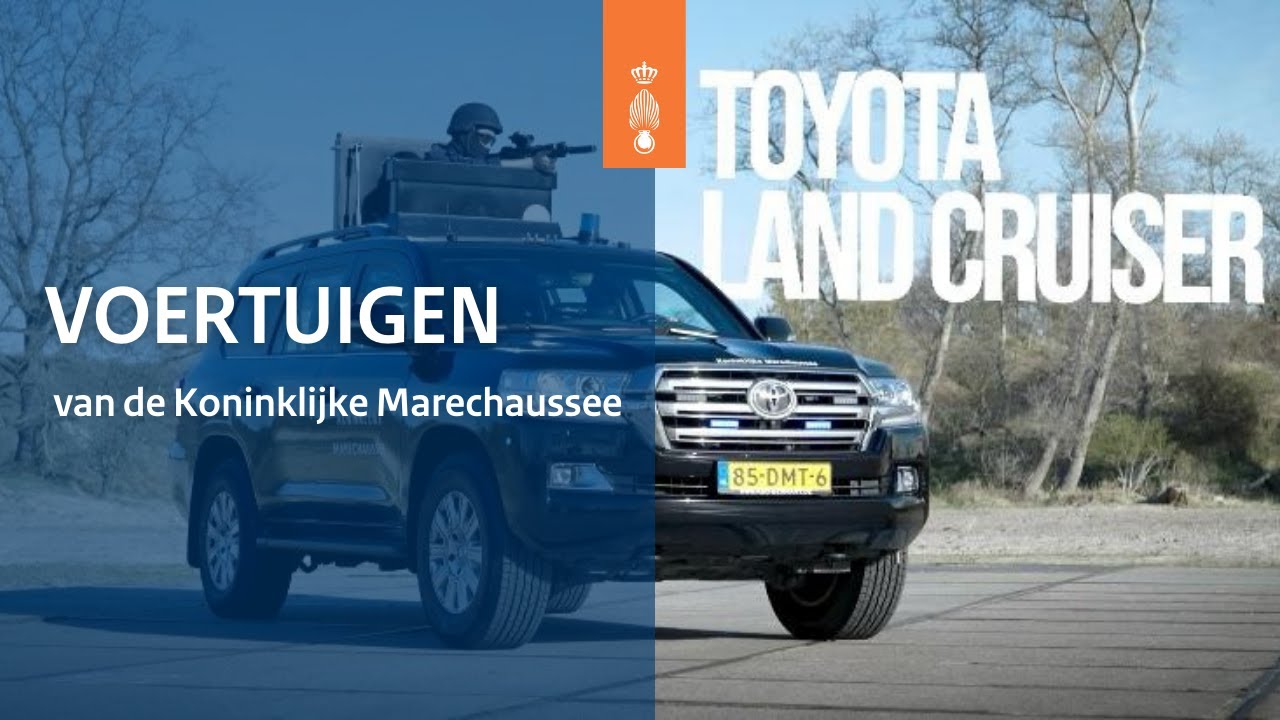 VOERTUIGEN VAN DE KONINKLIJKE MARECHAUSSEE: de Toyota Landcruiser - YouTube