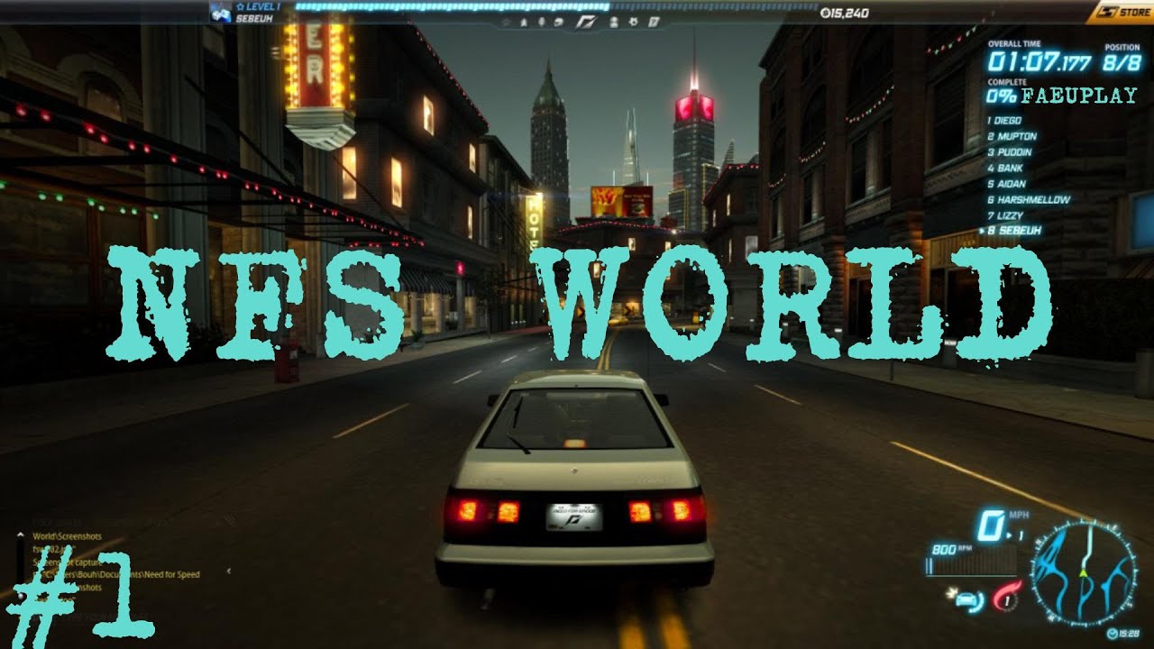 Jogando NFS World pela primeira vez (se tiver br jogando manda um salve ...