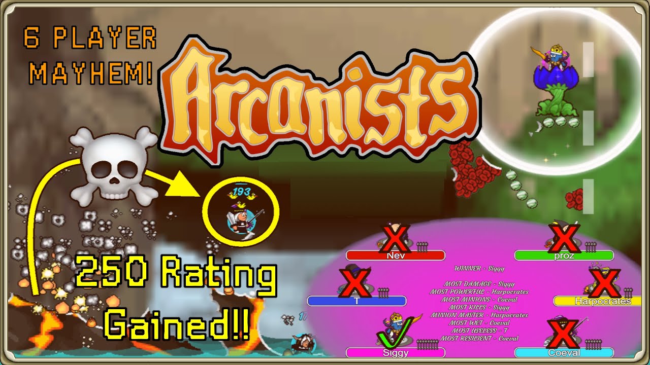 Arcanists - 6 WAY FREE-FOR-ALL MAYHEM! (Last One Standing Wins) - YouTube