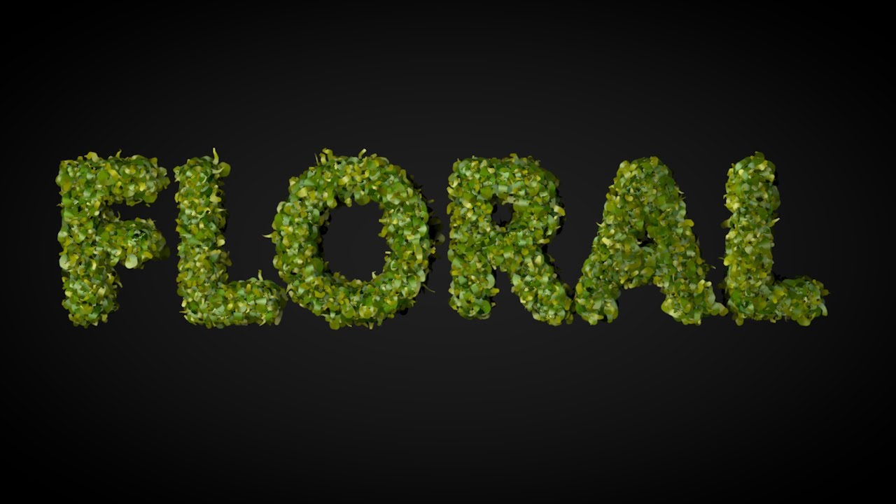 Cinema 4D - Floral Material - FREE PROJECT - YouTube
