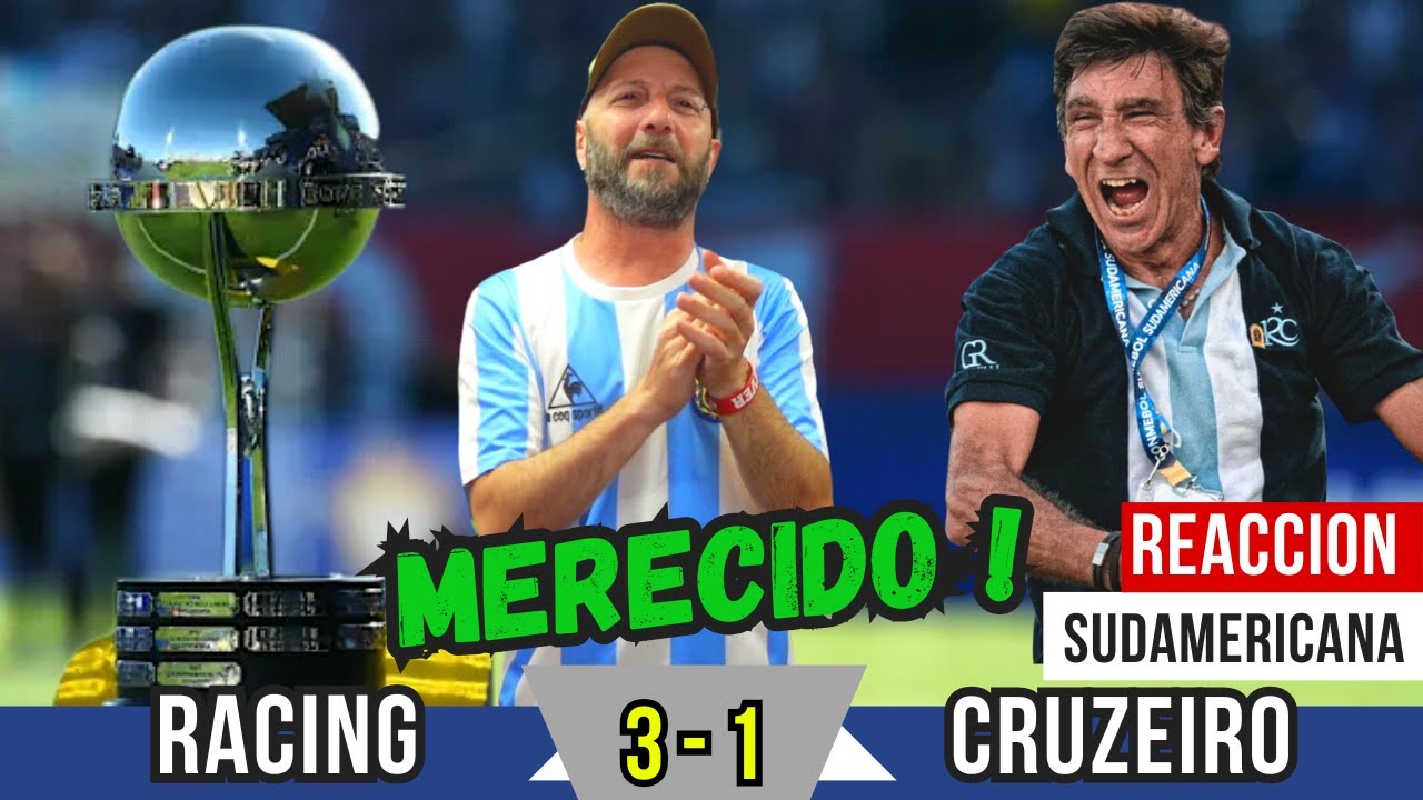 RACING 3 vs CRUZEIRO 1 - Reacciones de Hinchas de River - RACING ...