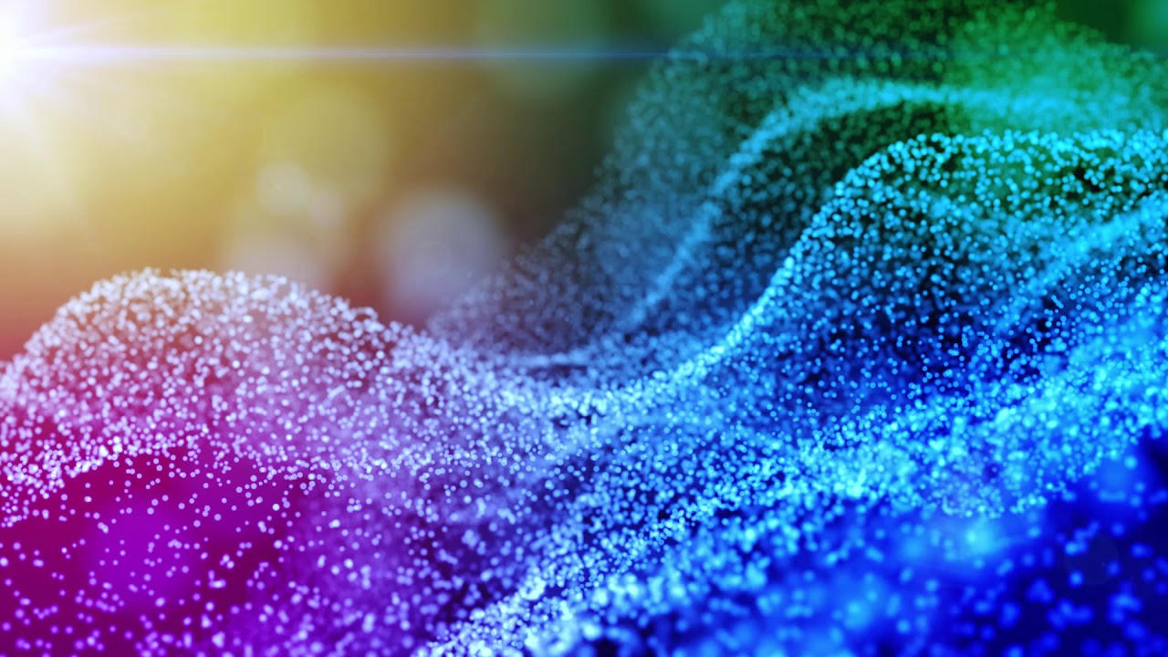 Abstract Beautiful Particles Free Footage (Color) - YouTube