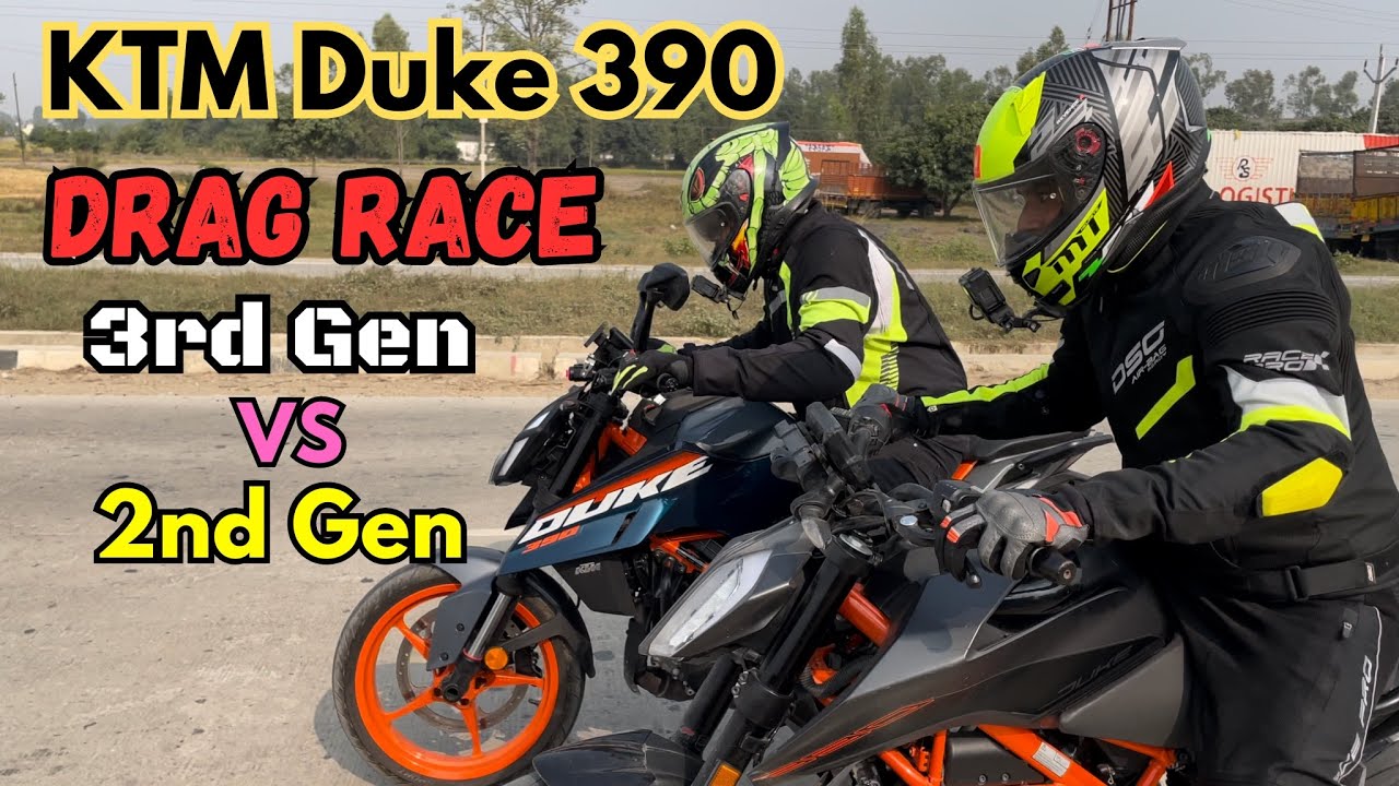 Drag Race 3rd Gen VS 2nd Gen || KTM Duke 390 || ukmovo - YouTube