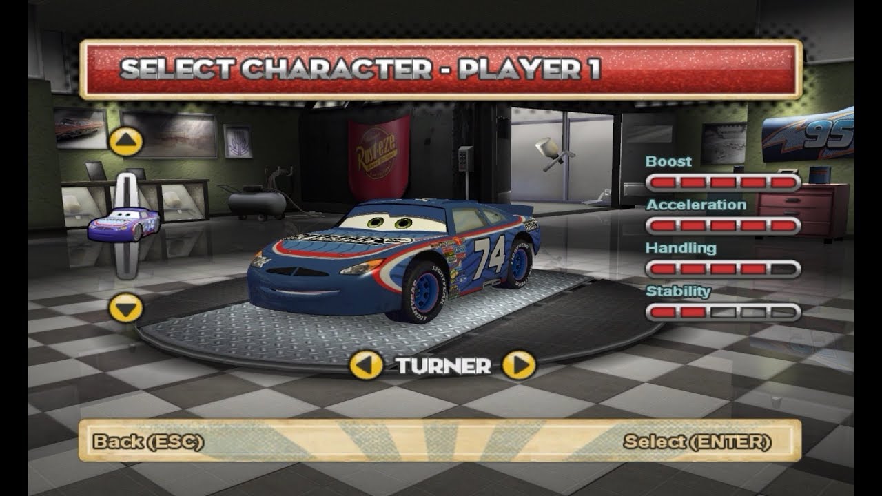 Cars Superdrive: Turner - YouTube