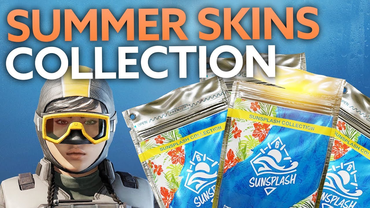 Rainbow Six Siege Sunsplash collection - new summer skins revealed ...