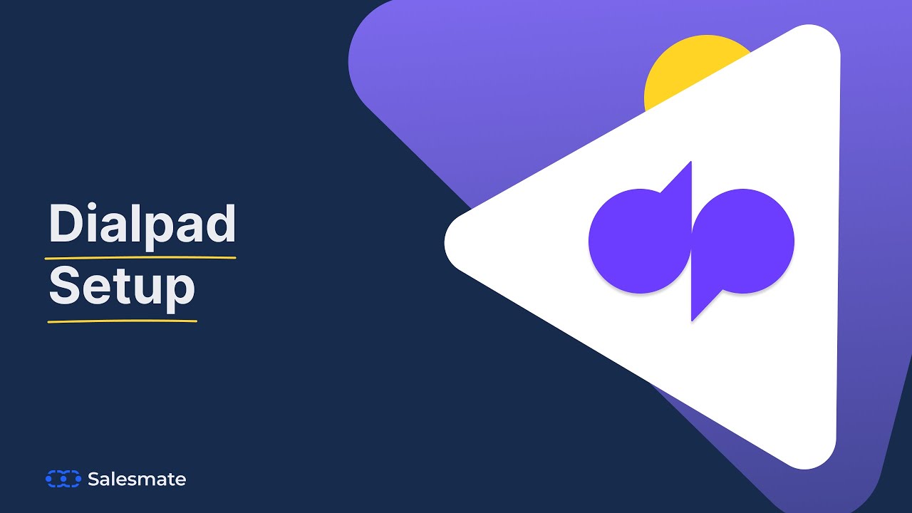 Dialpad integration in Salesmate : How to setup - YouTube