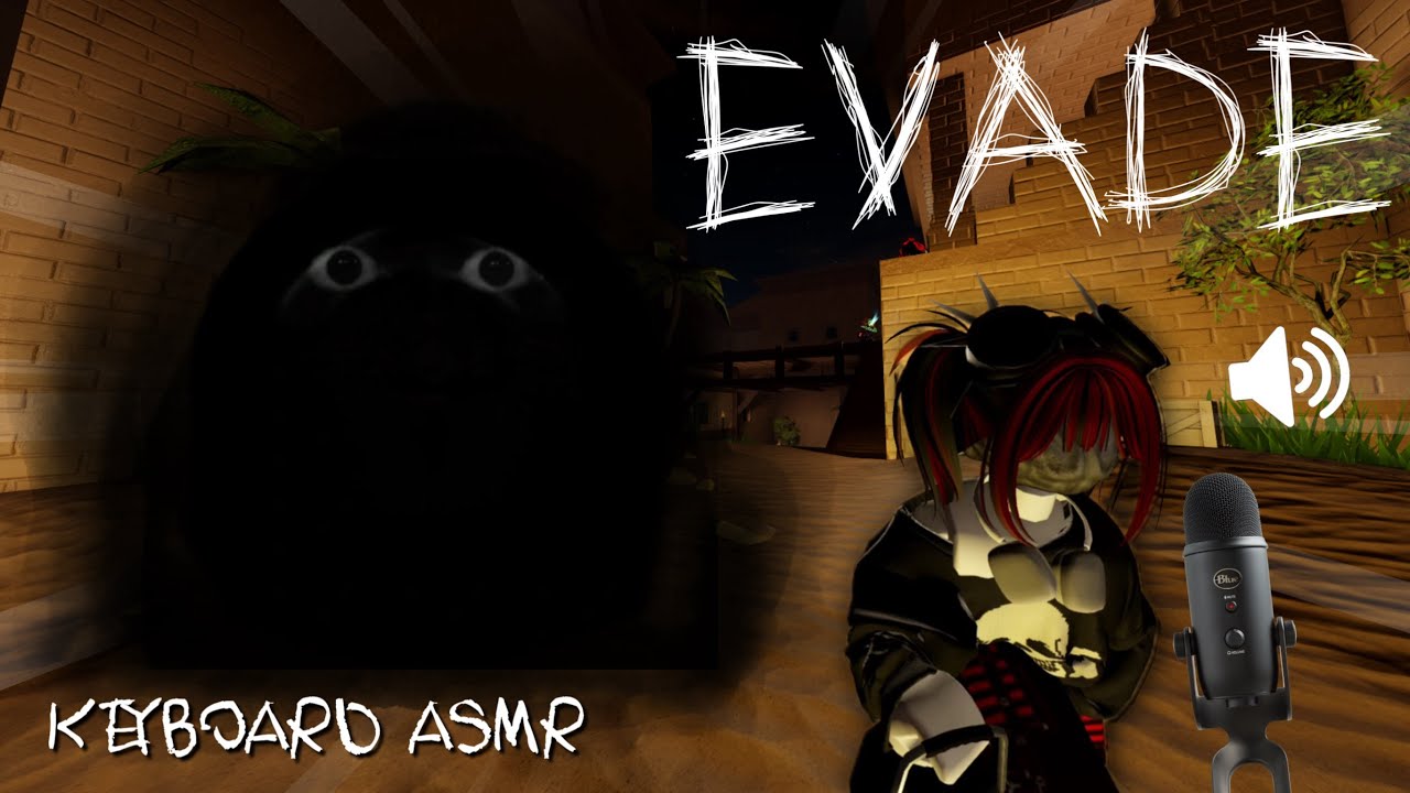 EVADE KEYBOARD ASMR but im noob - YouTube