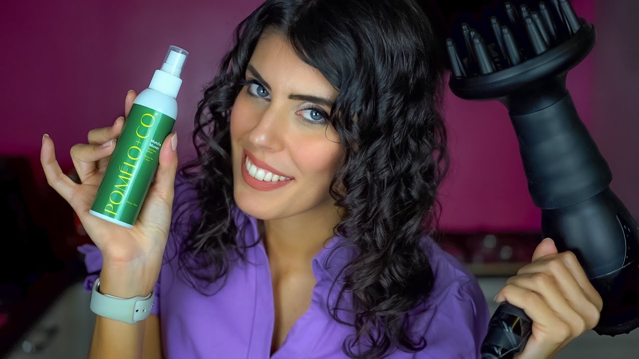 ASMR 👩🏻‍🦱 VI HO ASCOLTATI: MI FACCIO RICCIA ft. POMELO+CO (Curly Method ...