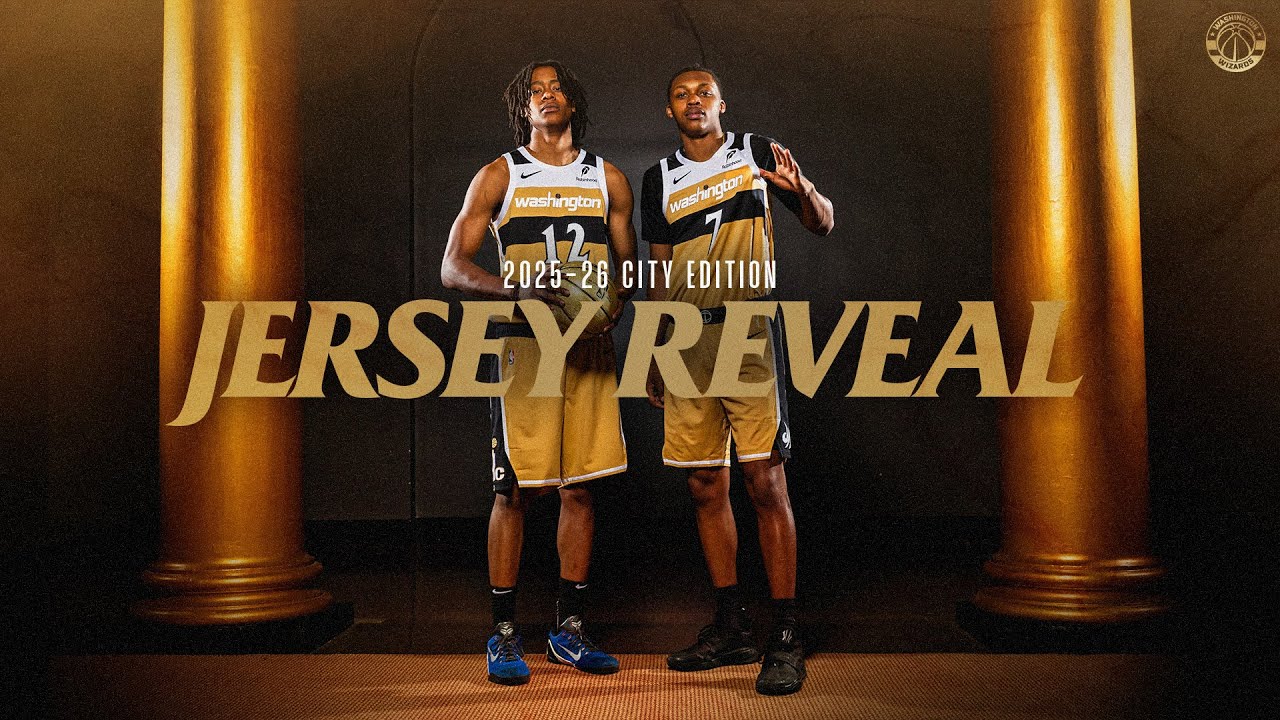 Washington Wizards 2025-26 City Edition Jersey Reveal - YouTube