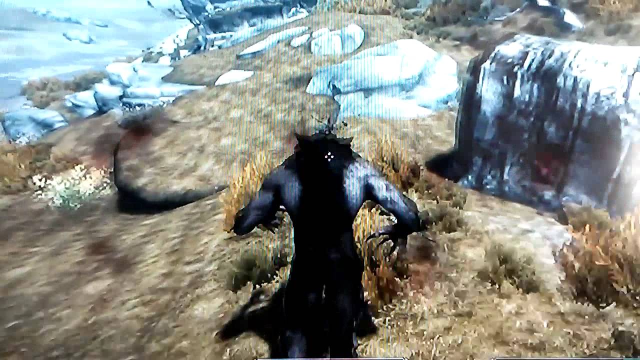 skyrim - werewolf(TRANSFORMATION) - YouTube