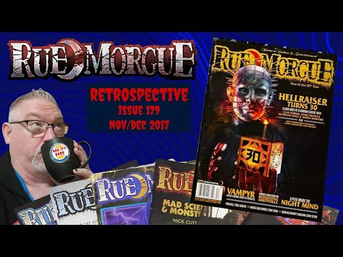 Rue Morgue Retrospective issue 179 Nov Dec 2017 magazine flip through