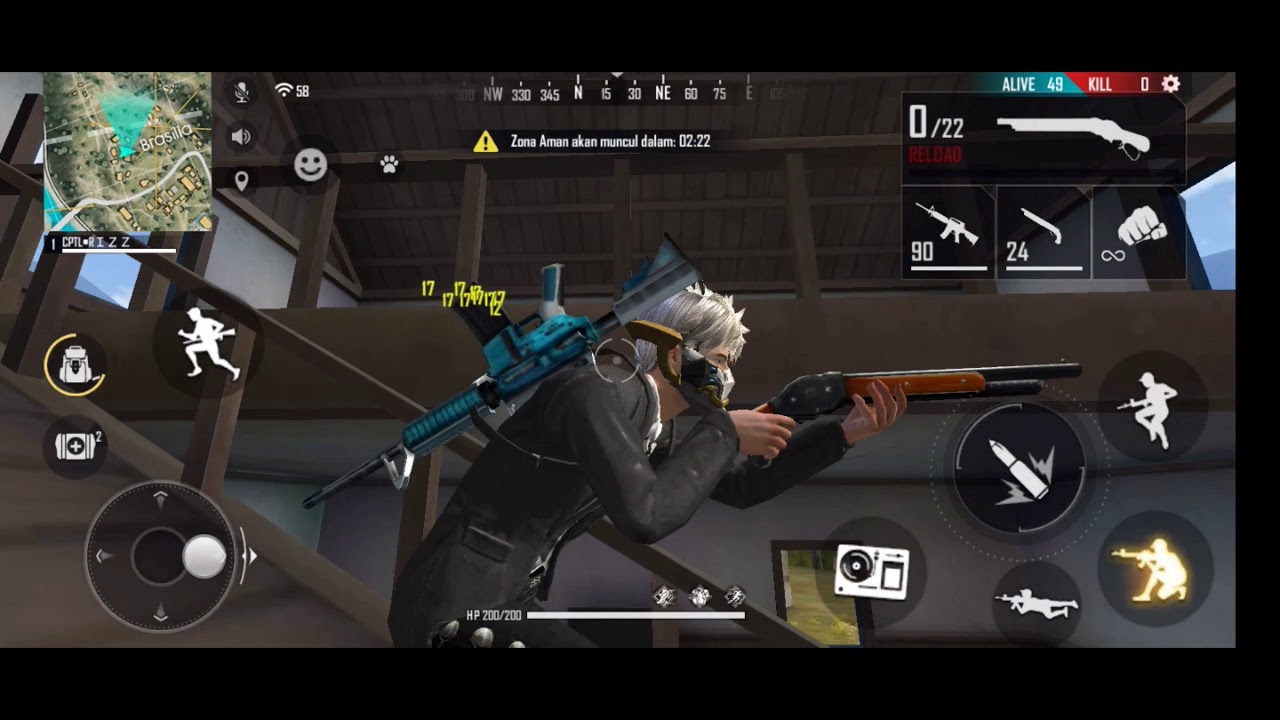 HIGHLIGHT RIZZ GAMING SOLO VS SQUAD KILL 24 - YouTube