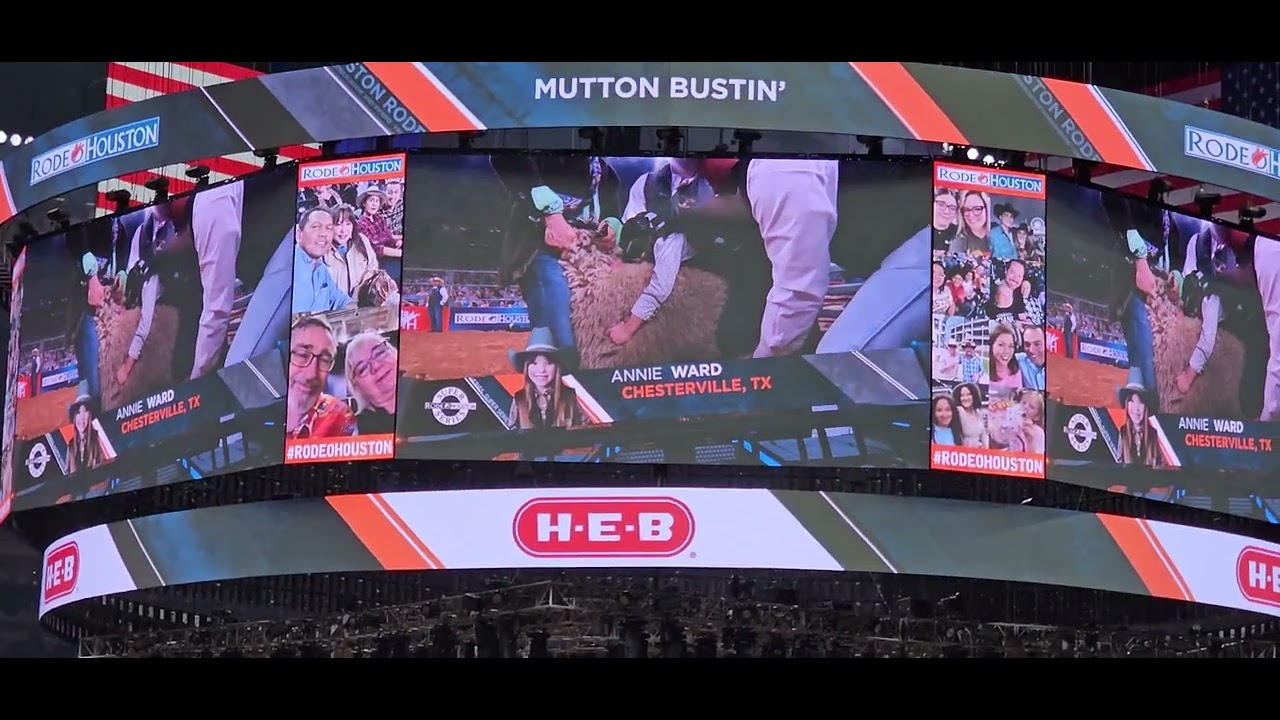 Mutton Bustin' Night #3 at Houston Rodeo - YouTube