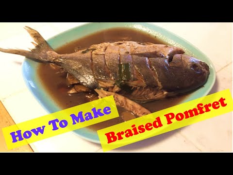 C1: How to Make Braised Pomfret Recipe 红烧鲳鱼【Authentic and easy-to-make ...
