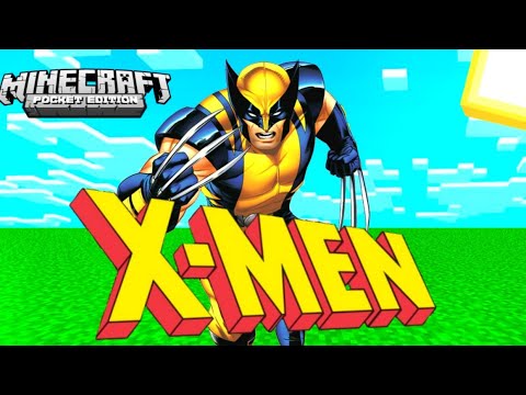 SAIUU NOVO ADDONS X-MEN PARA MCPE MINECRAFT PE!! - YouTube