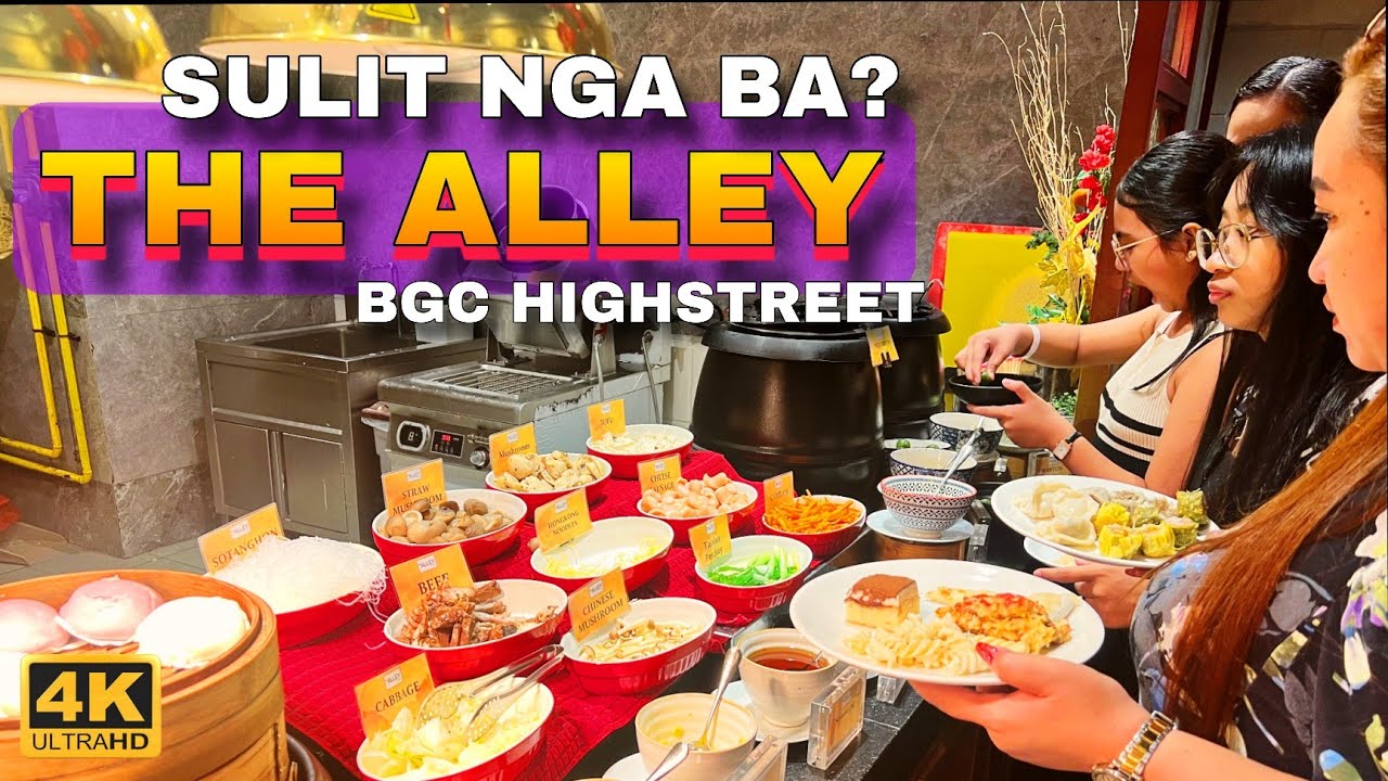 THE ALLEY by VIKINGS Ultimate Foodie's Guide at BGC Highstreet 🇵🇭 | 4K ...