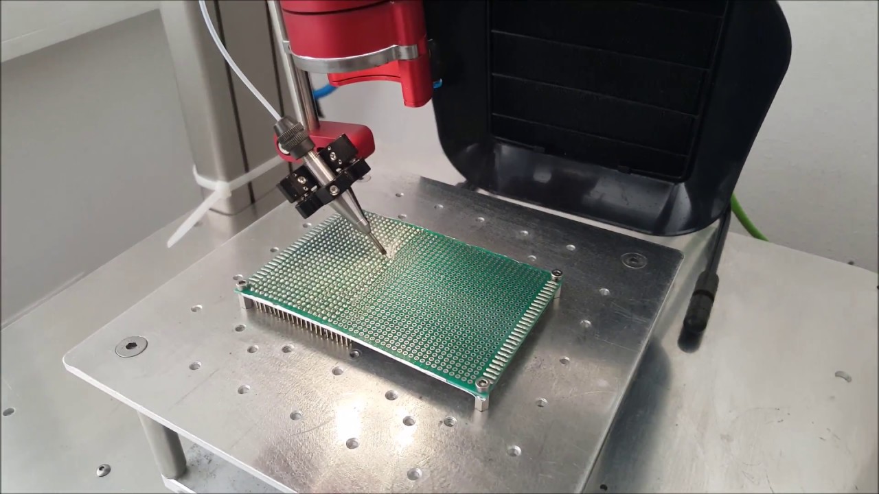 MERGENTHALER Laserlöten THT /Laser soldering THT - YouTube