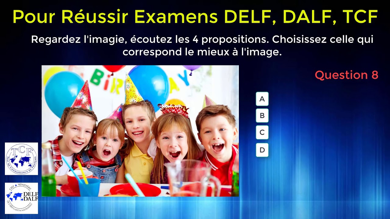 Pour Reussir examen Delf Dalf TCF, Des Exercices,Test, Apprendre le ...