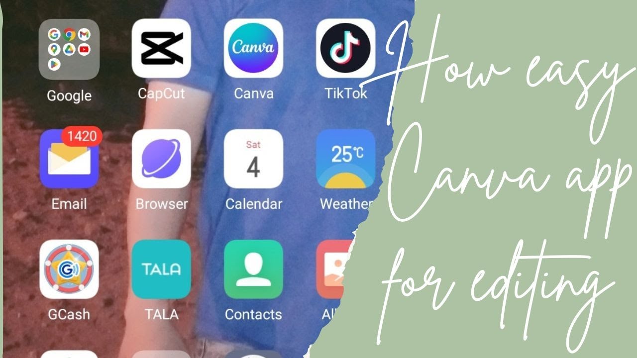 HOW TO USE CANVA APP FOR EDITING? - YouTube