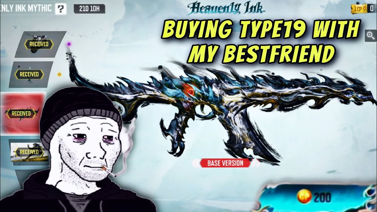 *New* Buying Mythic Type 19 Full Draw | Codm Mythic Type 19 | Codm ...