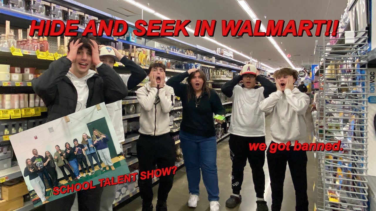 24 HOUR HIDE IN WALMART CHALLENGE (gone wrong.) - YouTube