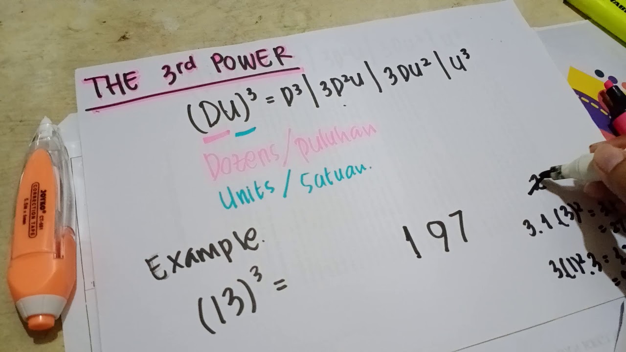 WOW, MATH TRICK ! The Faster Counting of The Third Power - YouTube