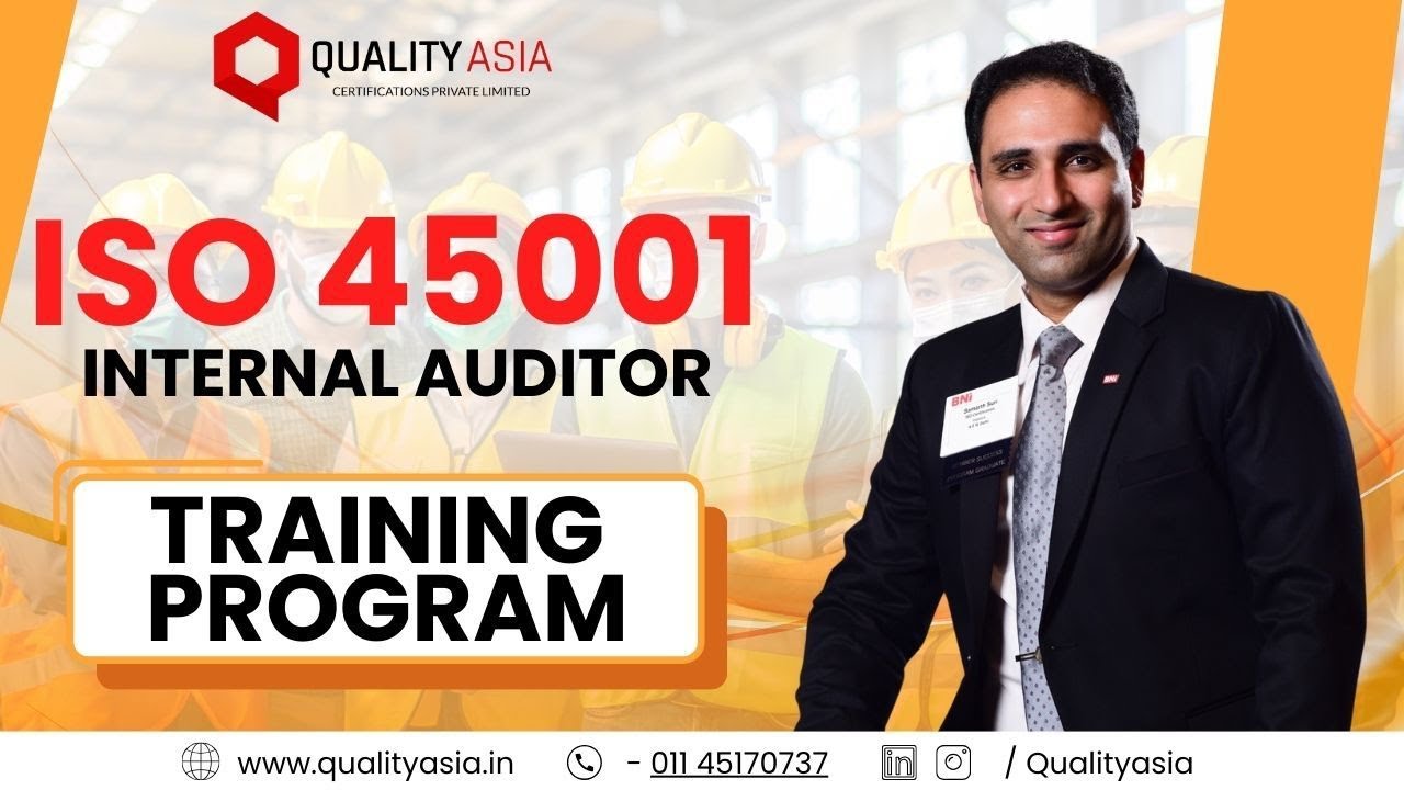 Free Certified Internal Auditor Training Program on ISO 45001:2018 ...