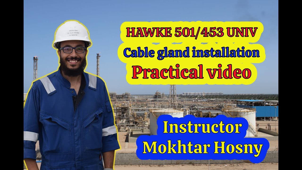 HAWKE 501 453 UNIV Cable gland installation - YouTube