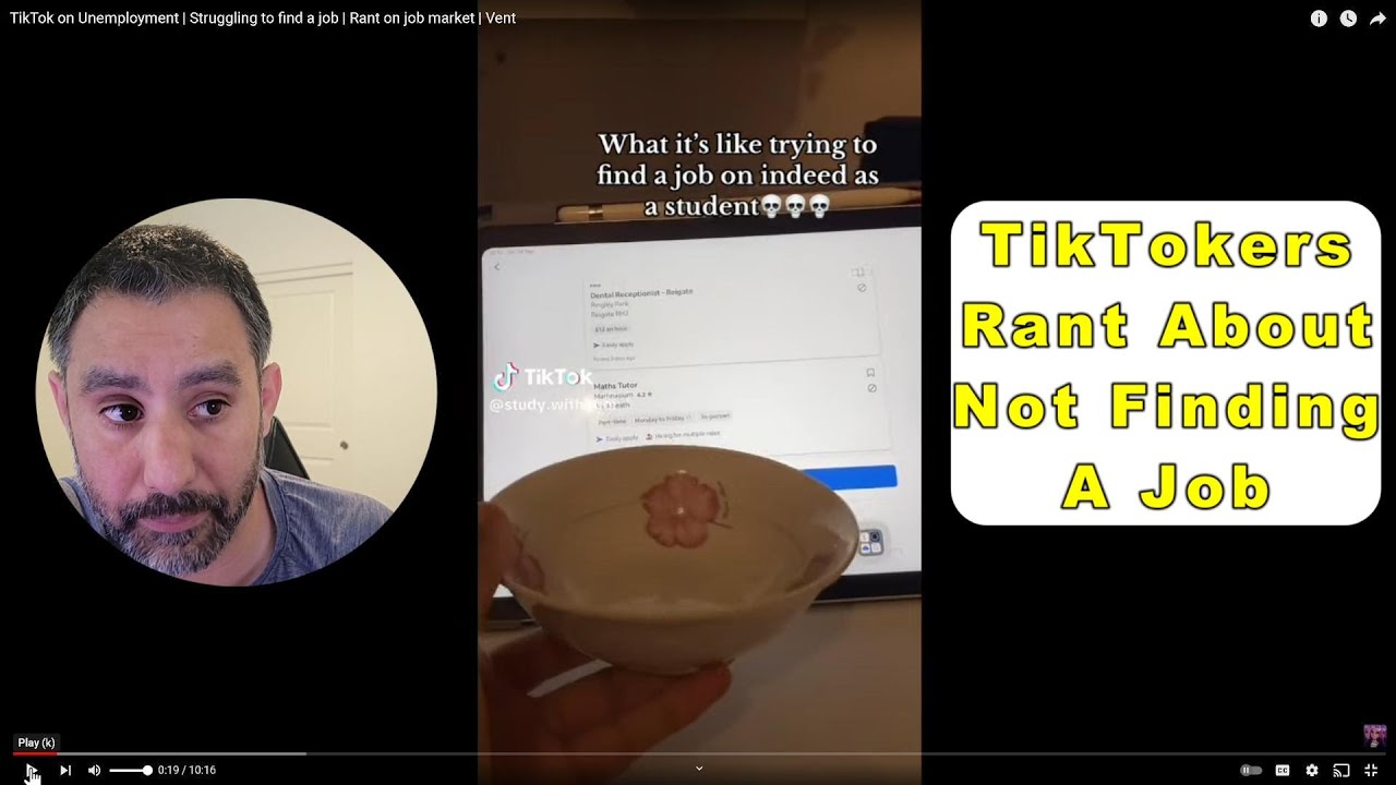 TikTok on Unemployment | Struggling to find a job | Rant on job market | Vent | Danny Ivan ...