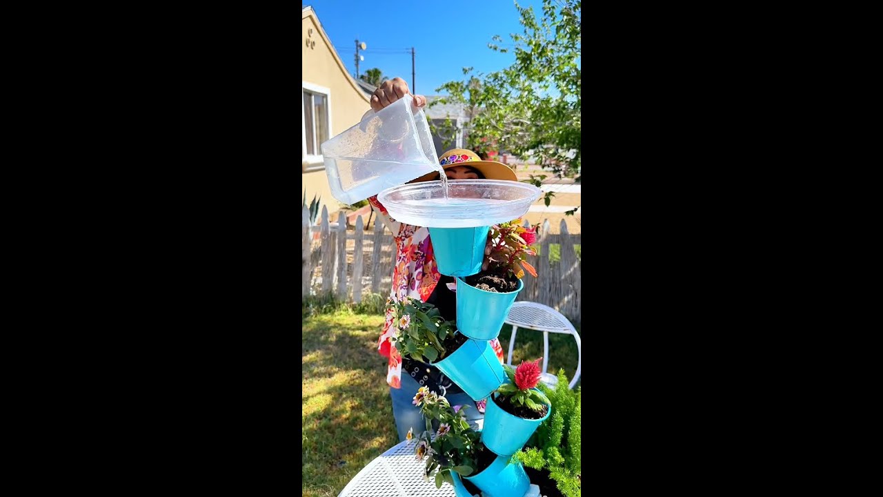 Easy gardening craft, floating pots. - YouTube