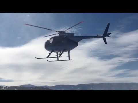 Ranch heli takeoff - YouTube