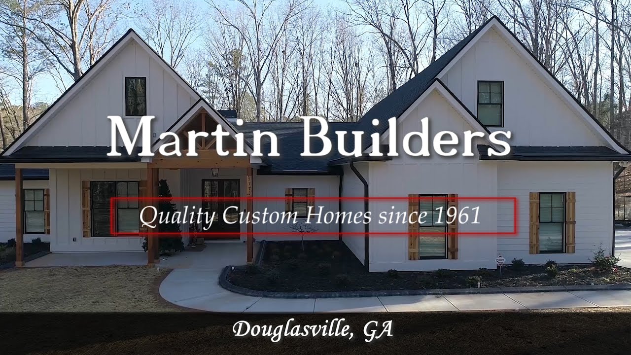 Martin Builders Douglasville, GA - YouTube