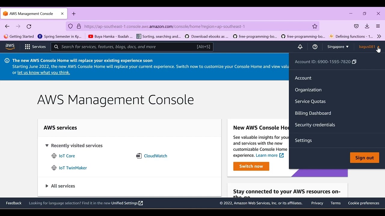 Pemrograman IoT Dengan ESP32 dan AWS - IoT Core - YouTube