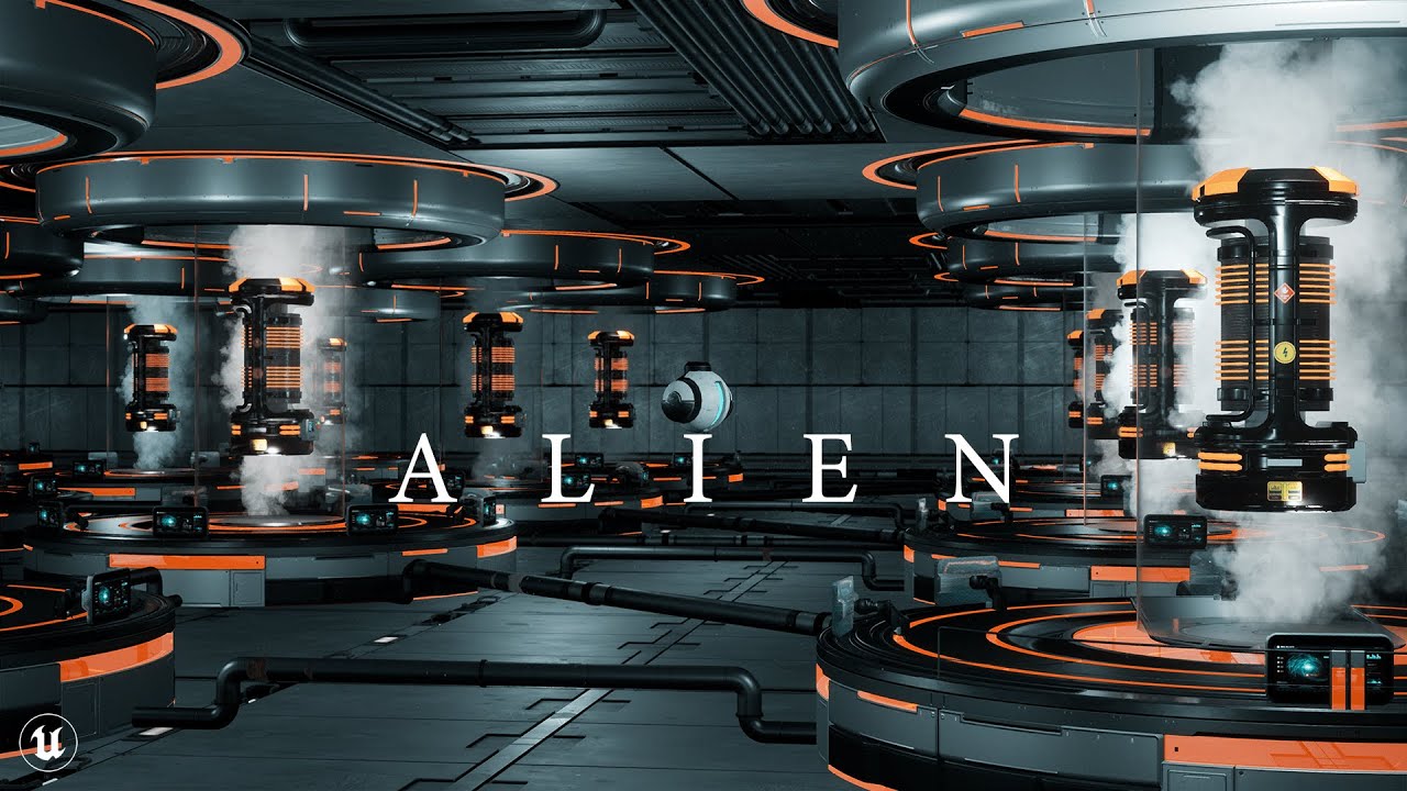 Alien Hall | Sci-Fi Level Design | Unreal Engine - YouTube