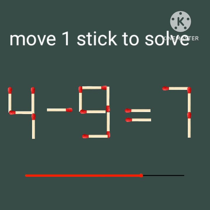 move 1 stick to solve fix the correct equation - YouTube