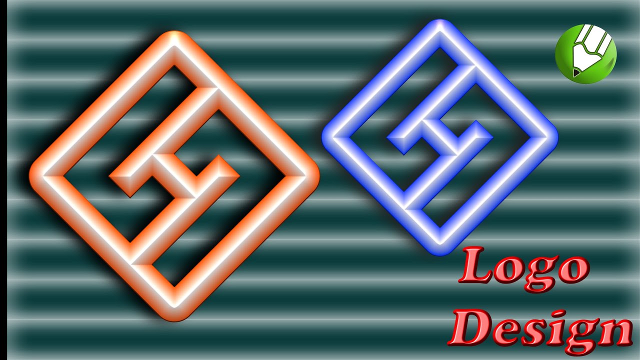 The EASY Way to Create AMAZING 3D Metallic Text logo and background ...