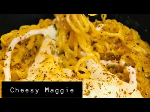 Cheesy Maggie | Tasty masala creamy maggie recipe at home - YouTube