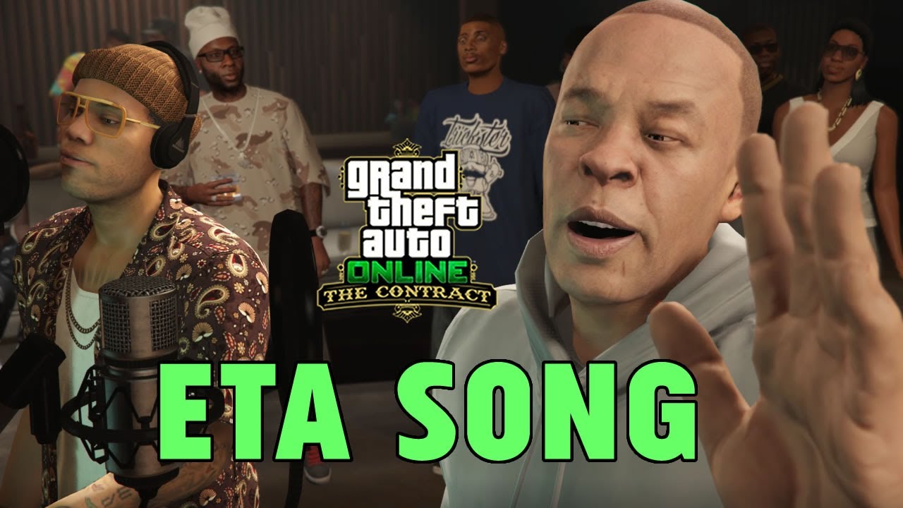 Dr Dre ft. Anderson Paak Recording a Song in GTA 5 Online Studio ...