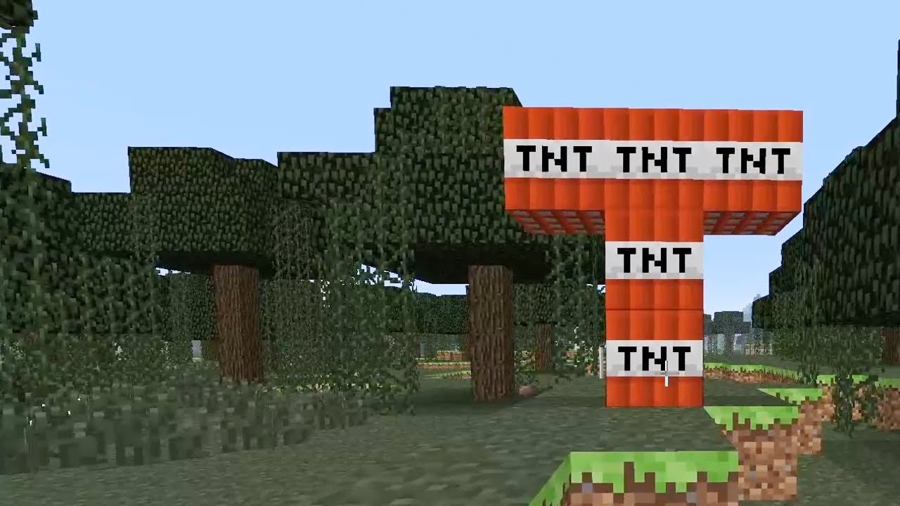 TNT รูปตัว T - Minecraft - YouTube