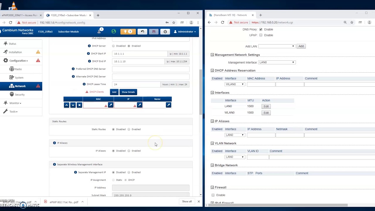 ePMP vs Ubiquity GUI Comparison - YouTube