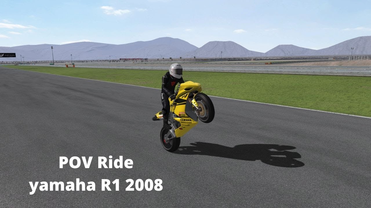 Gp Bikes - POV ride on yamaha r1 2008! (wheelie machine) - YouTube