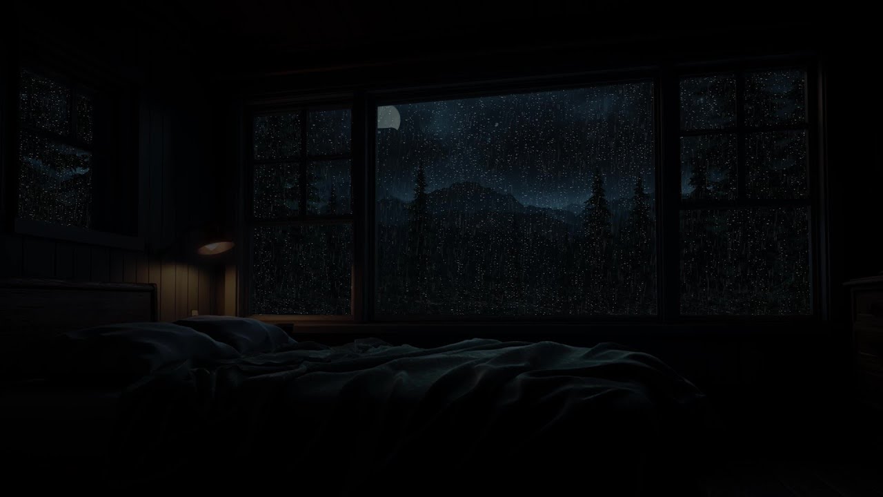 Soothing Rainfall at Night | Sleep Deeply and Start Your Day Refreshed ...