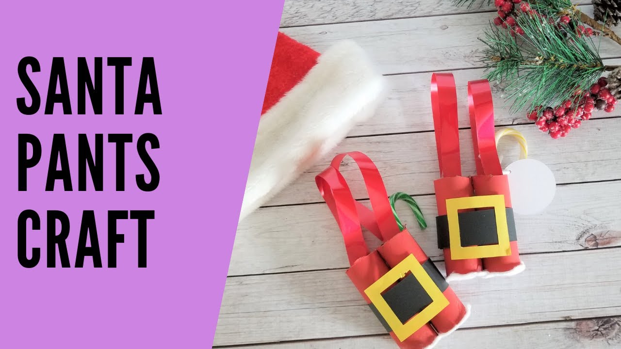 DIY Santa Pants Gift - YouTube