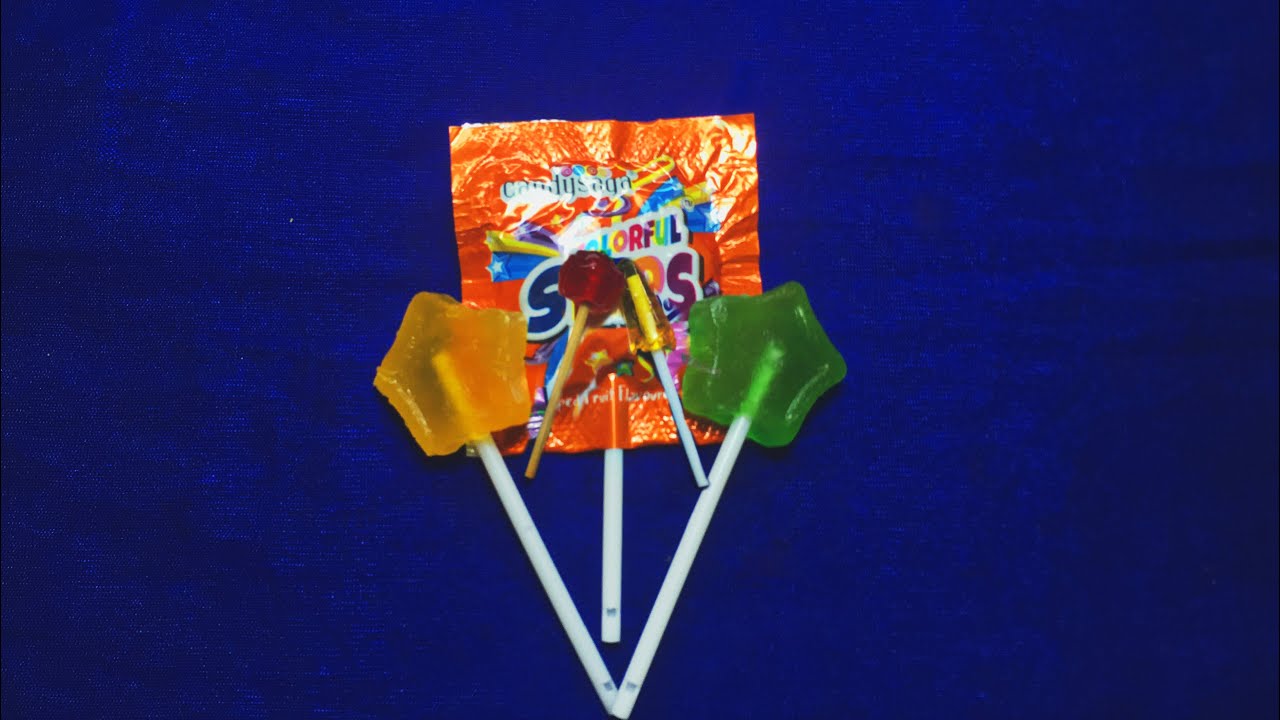 Yellow lollipop | Magic Pop chocolate pop | Candy a - YouTube