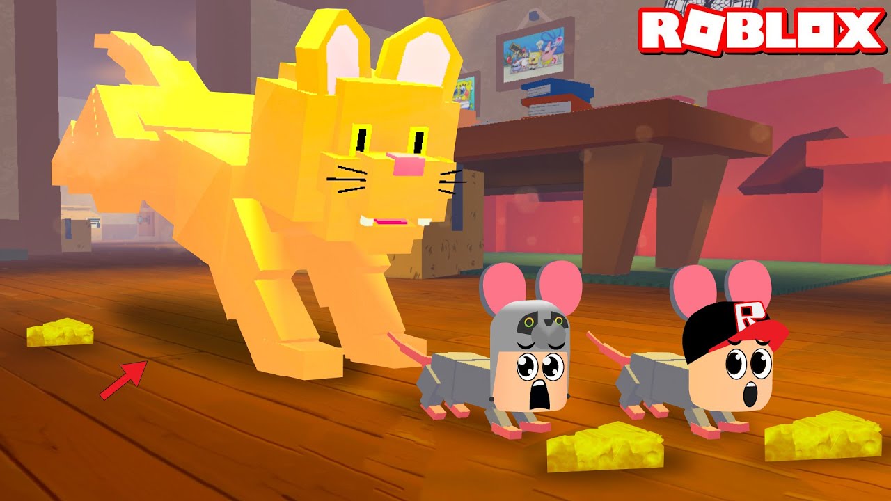 Fare Olup Kaç ve Kediye Sakın Yakalanma!! - Panda ile Roblox Cat Attack ...