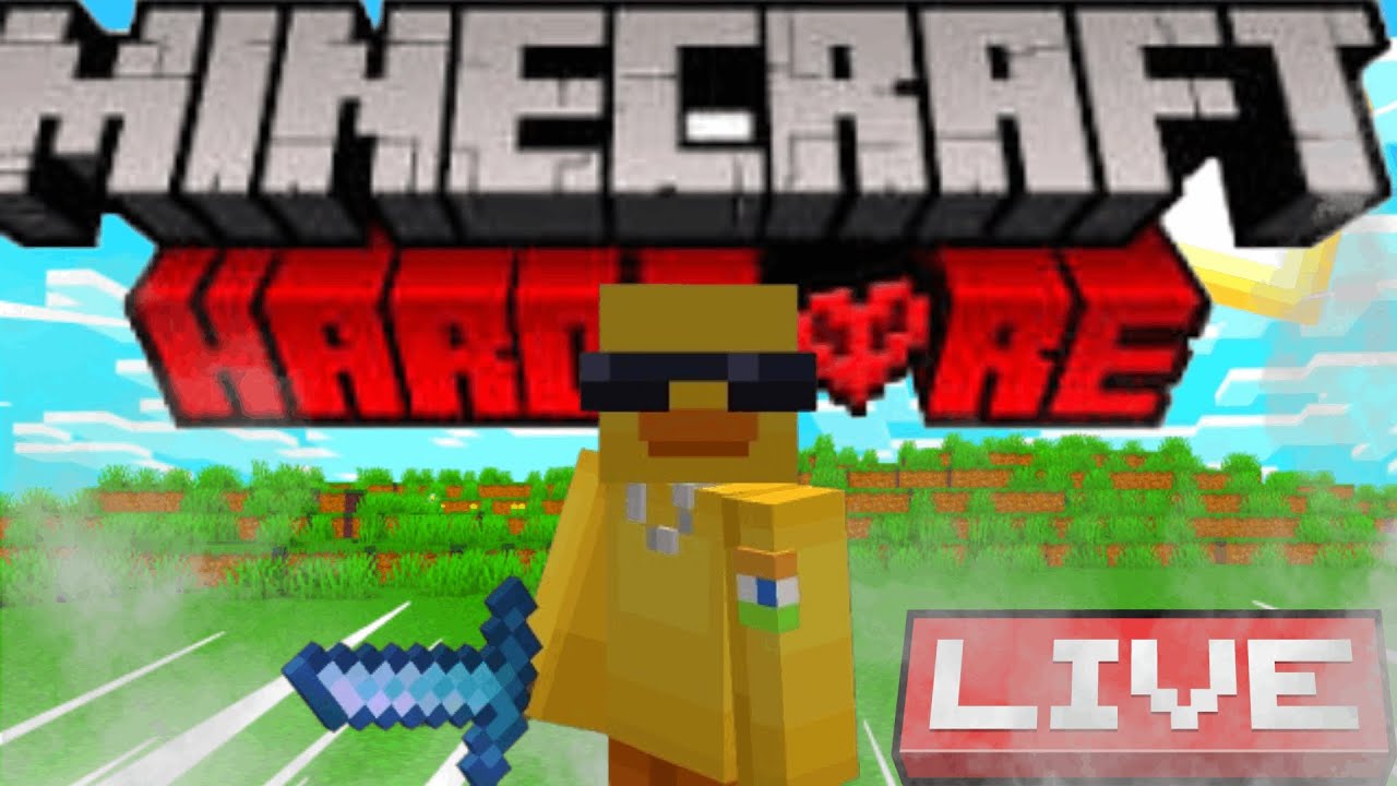 MINECRAFT HARDCORE LIVESTREAM PART 1 - YouTube