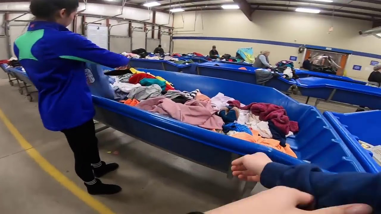 RAW GoPro on the Chest in the GoodWill Outlet Bins! Digging in the BINS ...