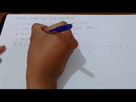 Kelas 6 Contoh Soal Sifat Distributif - YouTube