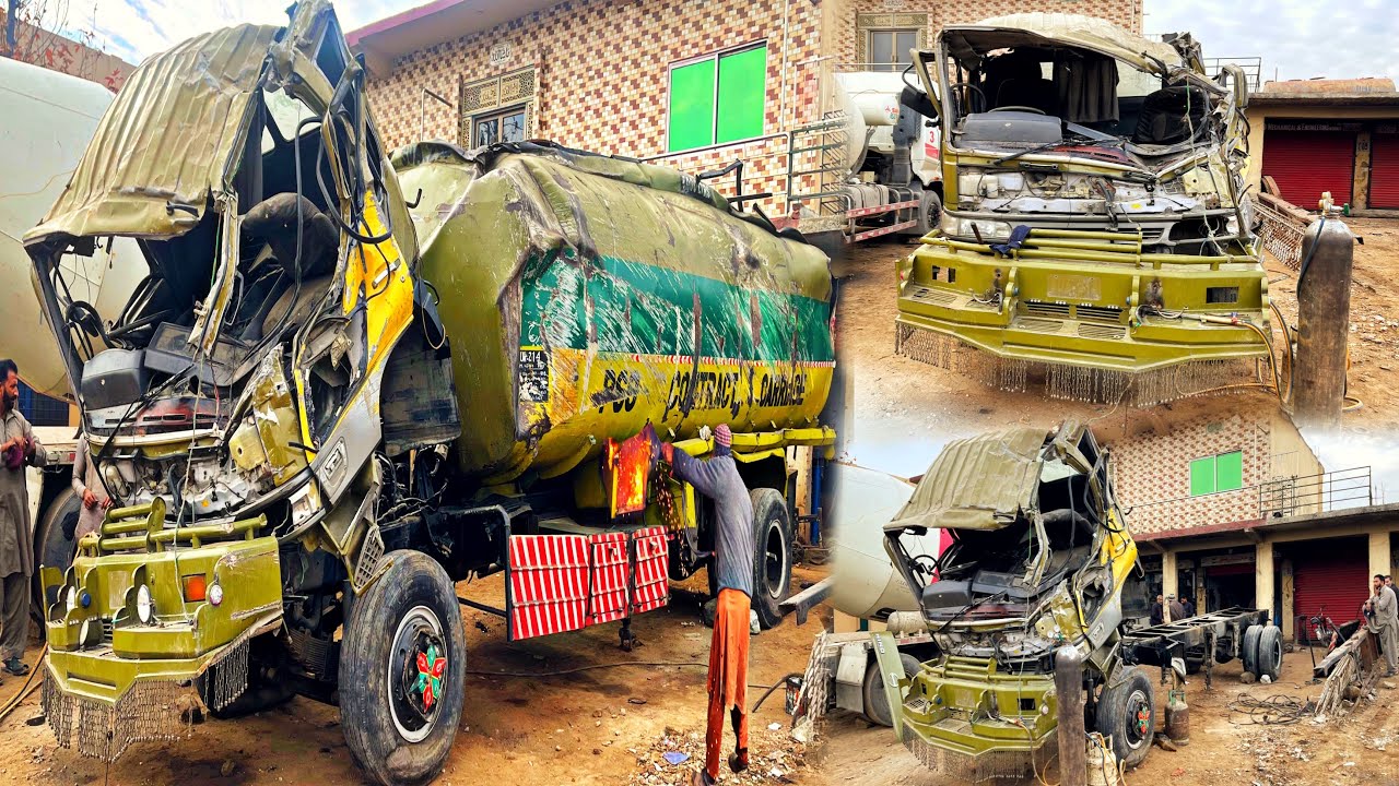 PSO Oil Tanker Fell From the Hills Of Gilgit | Fully Restoration ...